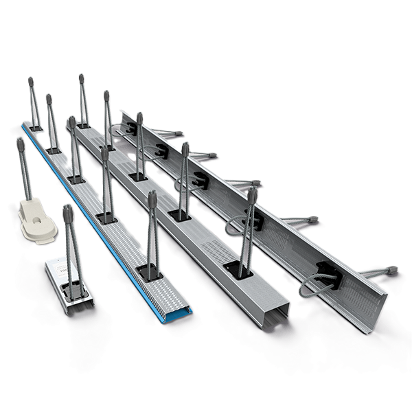 VS Wirebox skinne Metal 1250mm